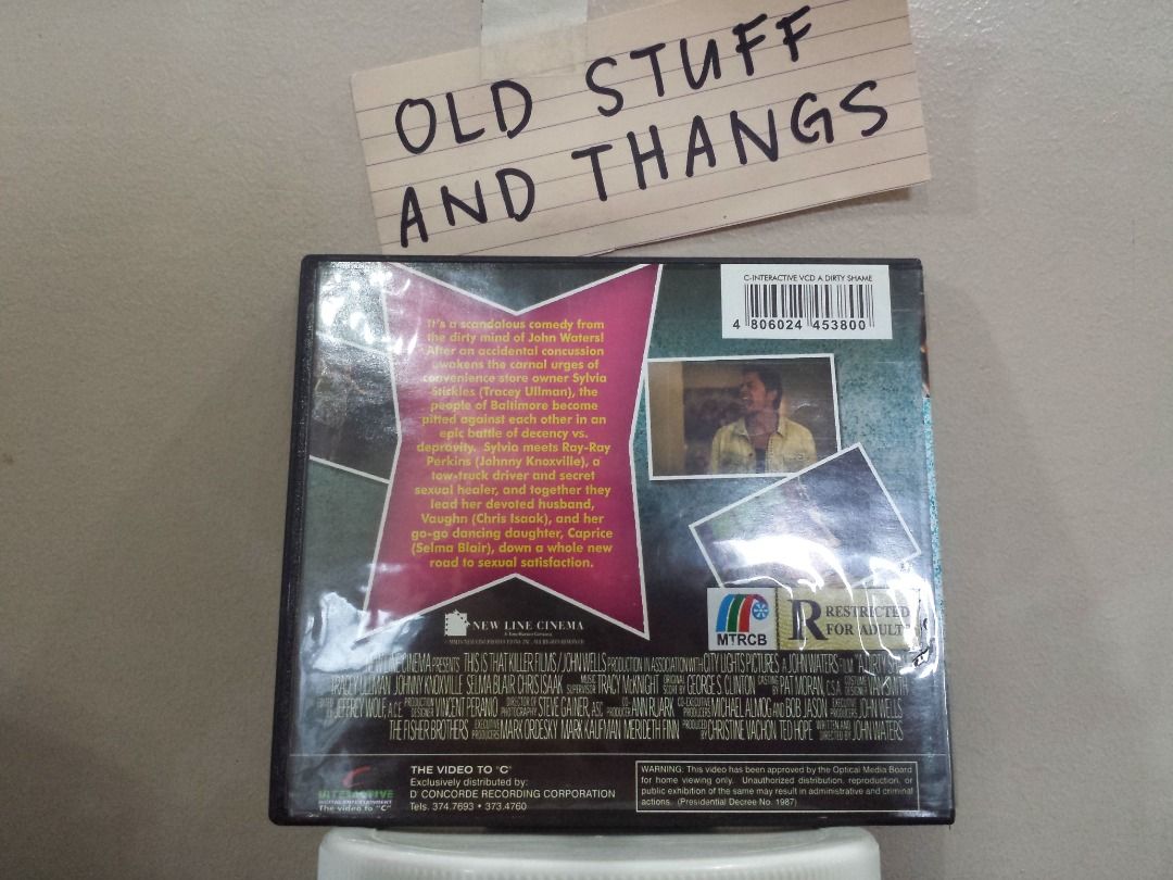 old vcd: A DIRTY SHAME starring johnny knoxville, tracey ullman, selma ...
