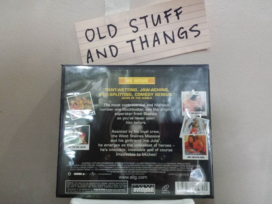 old vcd: ALI G INDAHOUSE: THE MOVIE - SACHA BARON COHEN, Hobbies & Toys ...