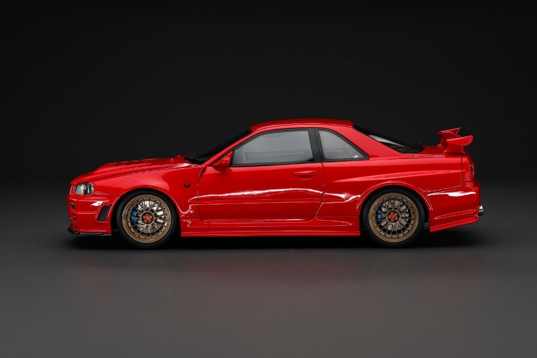 One Model 1:18 Nismo R34 GT-R Z-Tune Active Red II, Hobbies & Toys ...