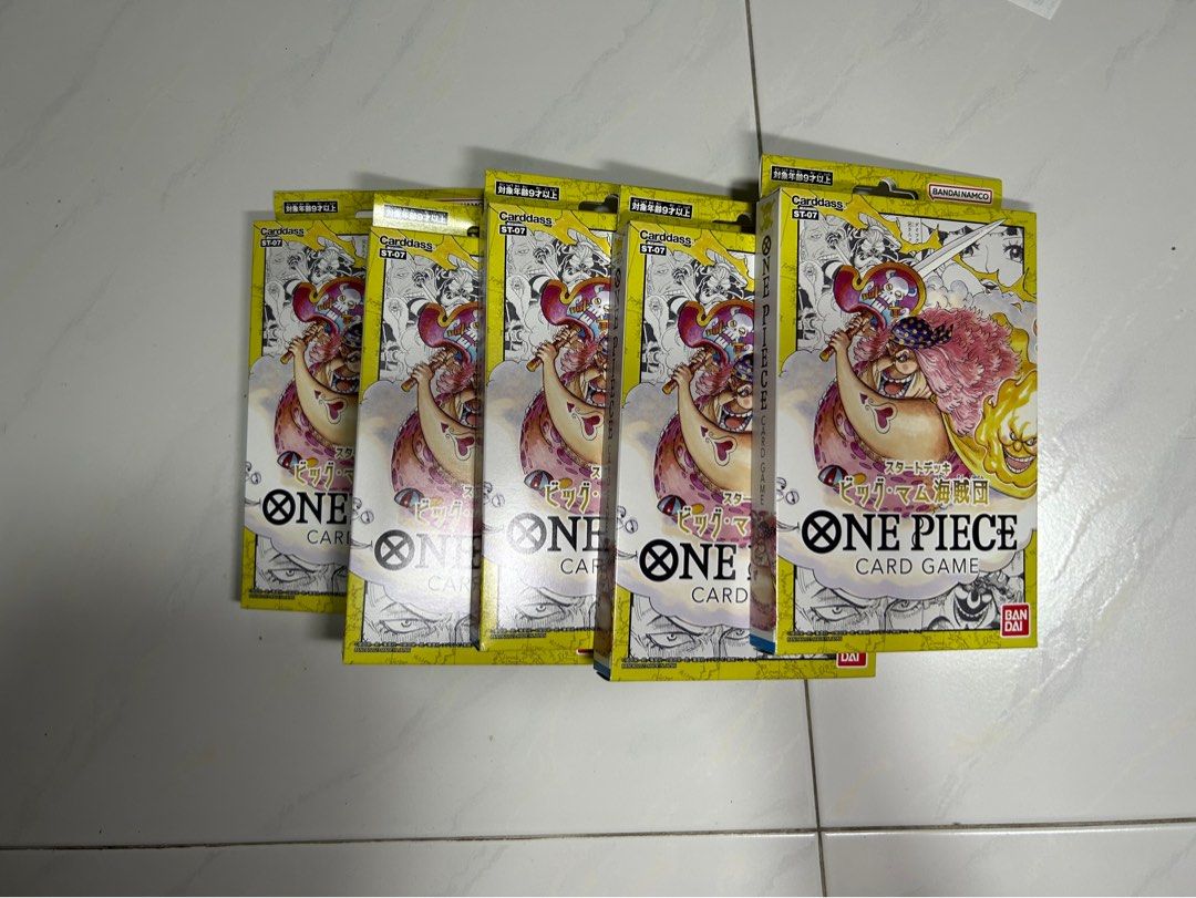 One piece trading cards game optcg ST-07 yellow, Hobbies & Toys, Toys ...