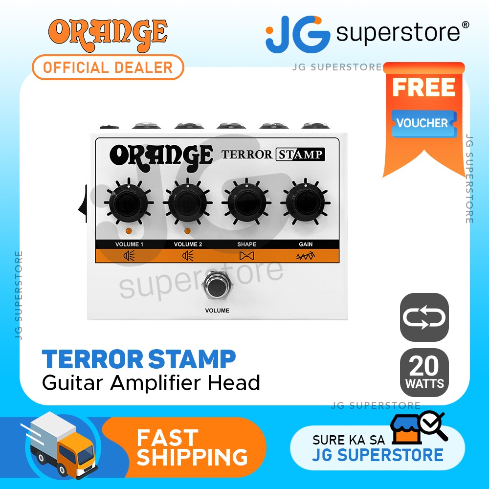 Orange Amps Terror Stamp 20 Watt Hybrid Pedal Guitar Amplifier Head ...
