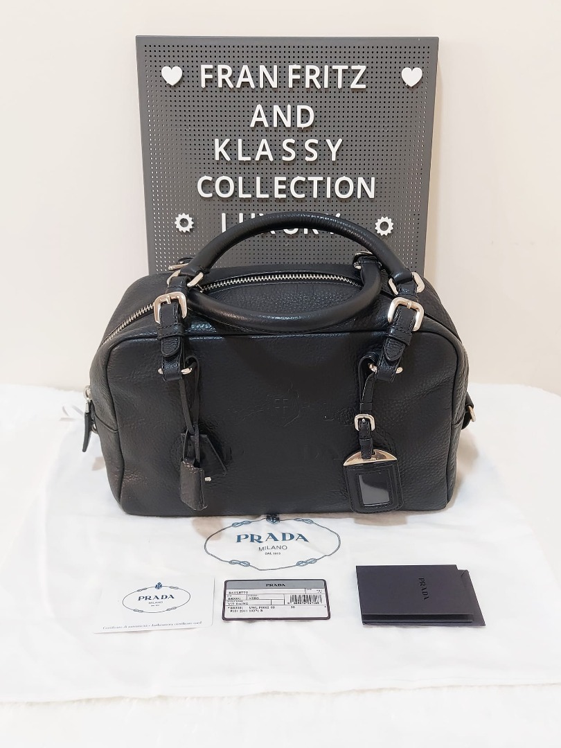 Original PRADA Boston Bag, Luxury, Bags & Wallets on Carousell