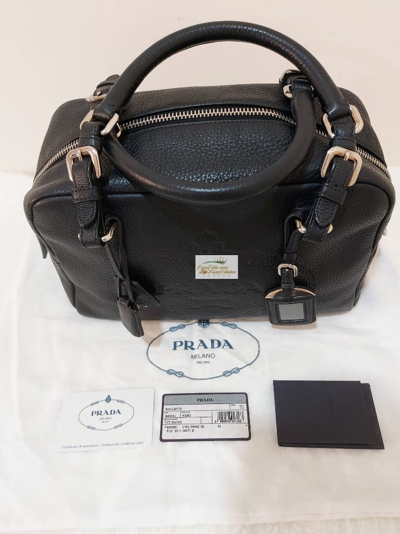 Original PRADA Boston Bag, Luxury, Bags & Wallets on Carousell