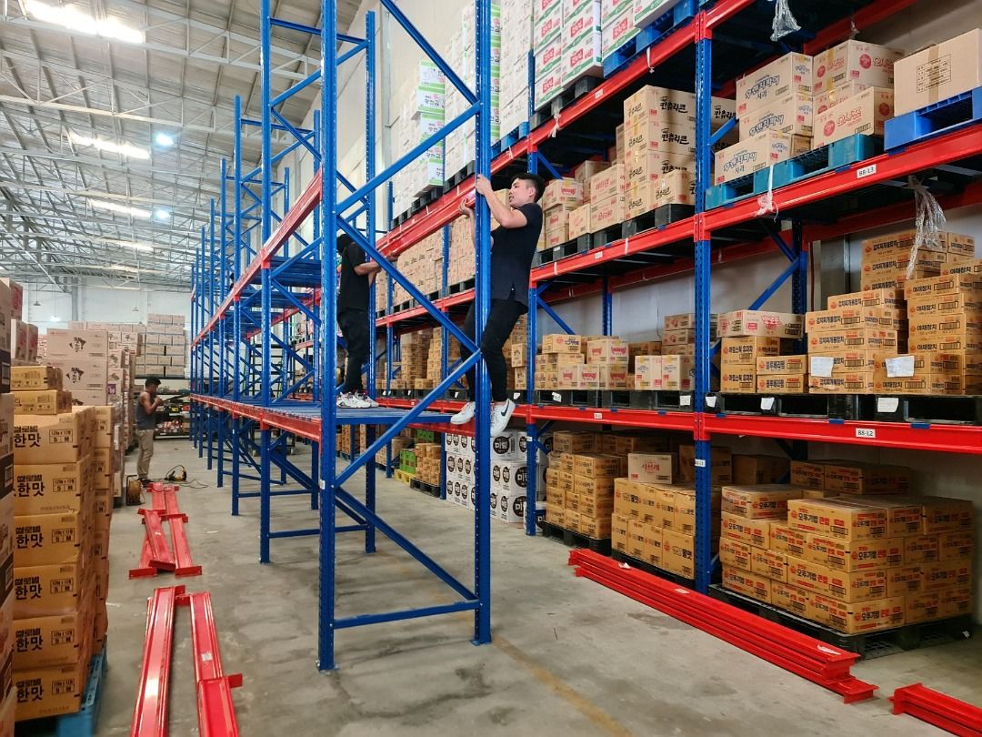 Pallet Rack Warehouse Storage for Heavy Items, Furniture & Home Living ...