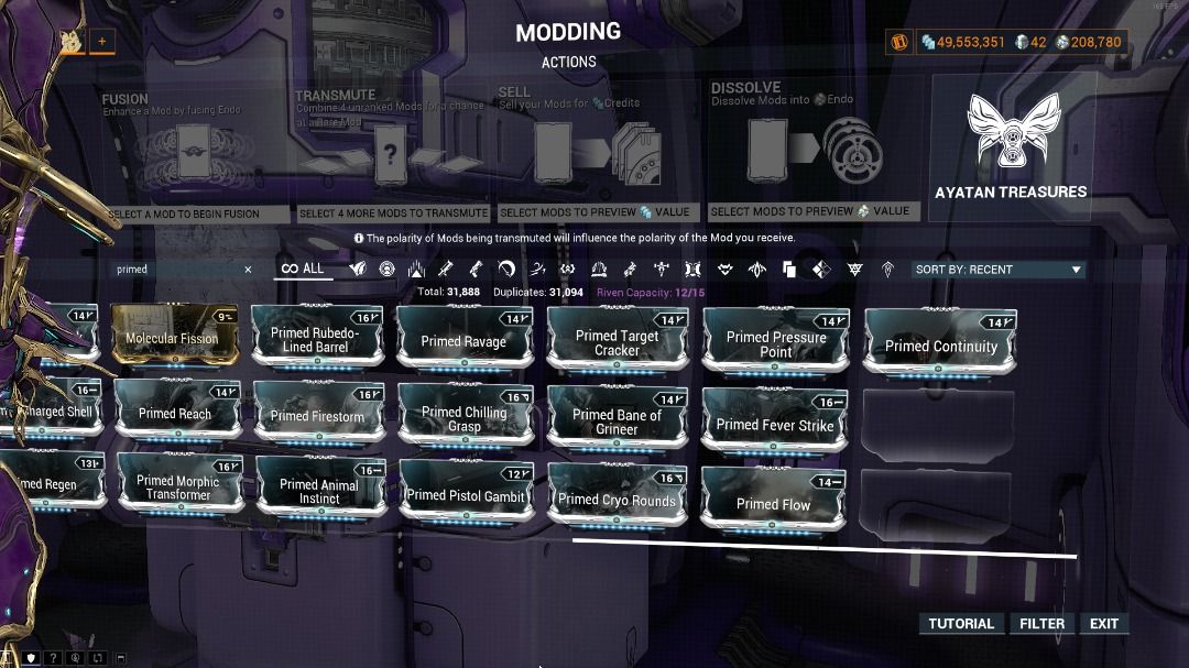 PC Warframe MR23 Stacked Account, Video Gaming, Gaming Accessories ...