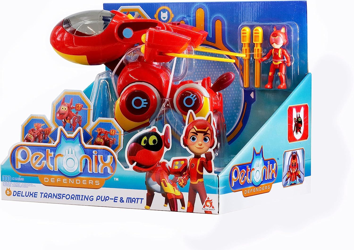 Petronix EU820110 Max Mode Transforming Pup-E Play Figure, Hobbies ...