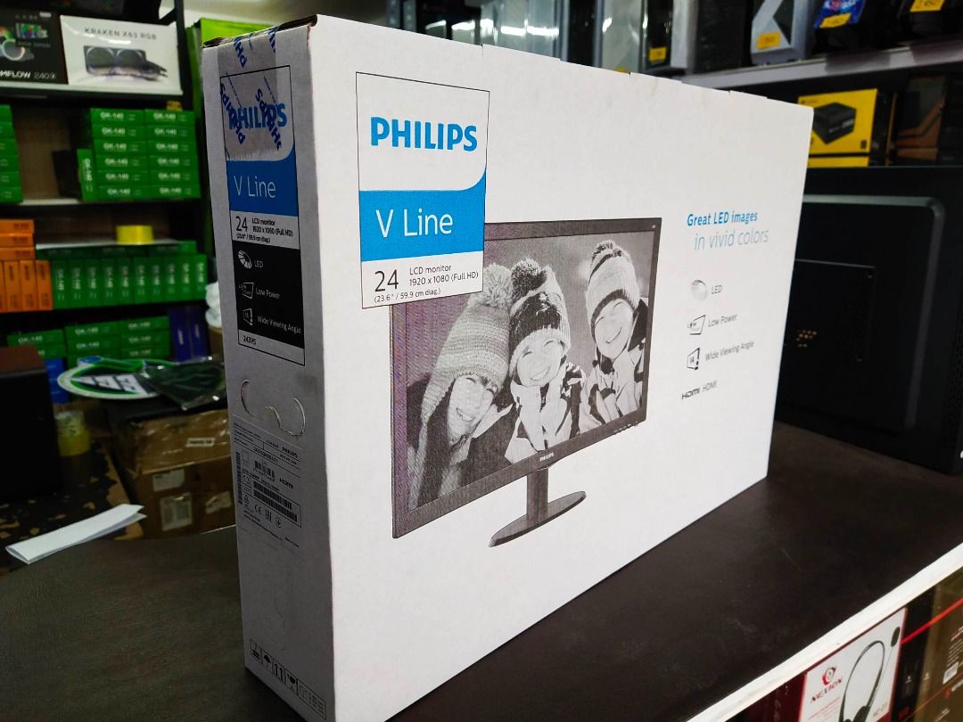 Philips V line 24 inches LCD monitor, Computers & Tech, Parts ...