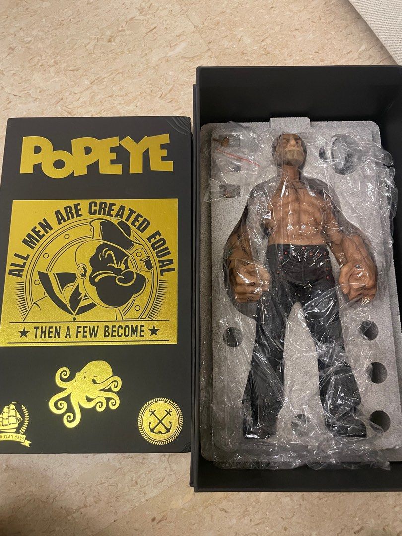 Popeye head play 12inch 32cm figure statue , Hobbies & Toys, Toys ...