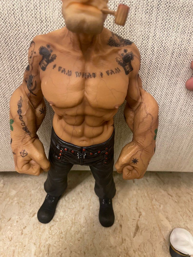 Popeye head play 12inch 32cm figure statue , Hobbies & Toys, Toys ...