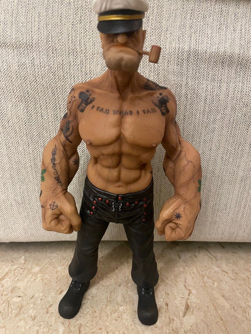 Popeye head play 12inch 32cm figure statue , Hobbies & Toys, Toys ...
