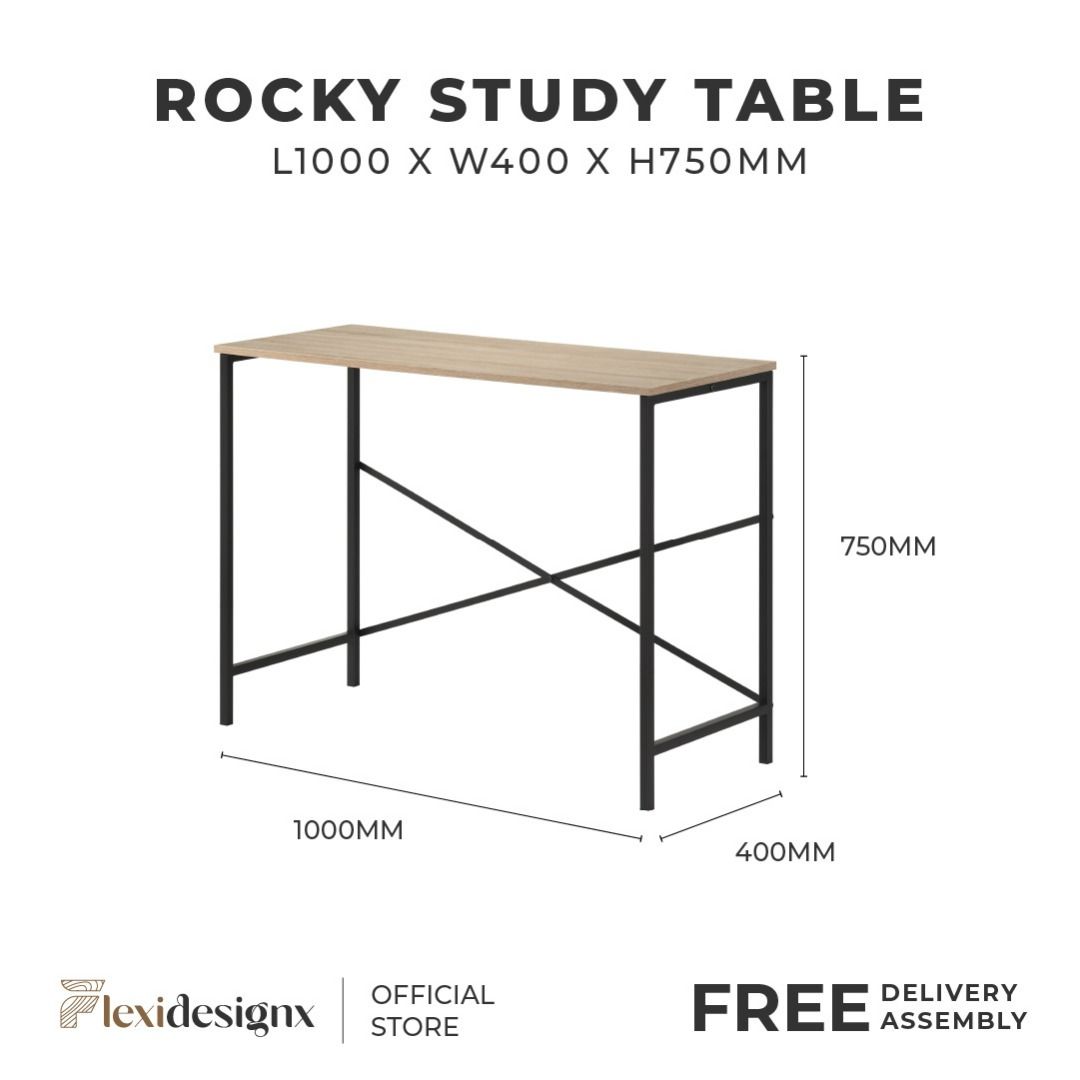 PROMOTION! ROCKY STUDY DESK/ FUNCTIONAL TABLE/ SIMPLE DESIGNED ...