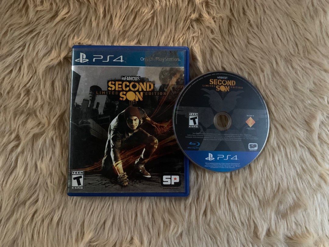PS4 InFAMOUS Second Son Limited Edition R-All, Video Gaming, Video ...