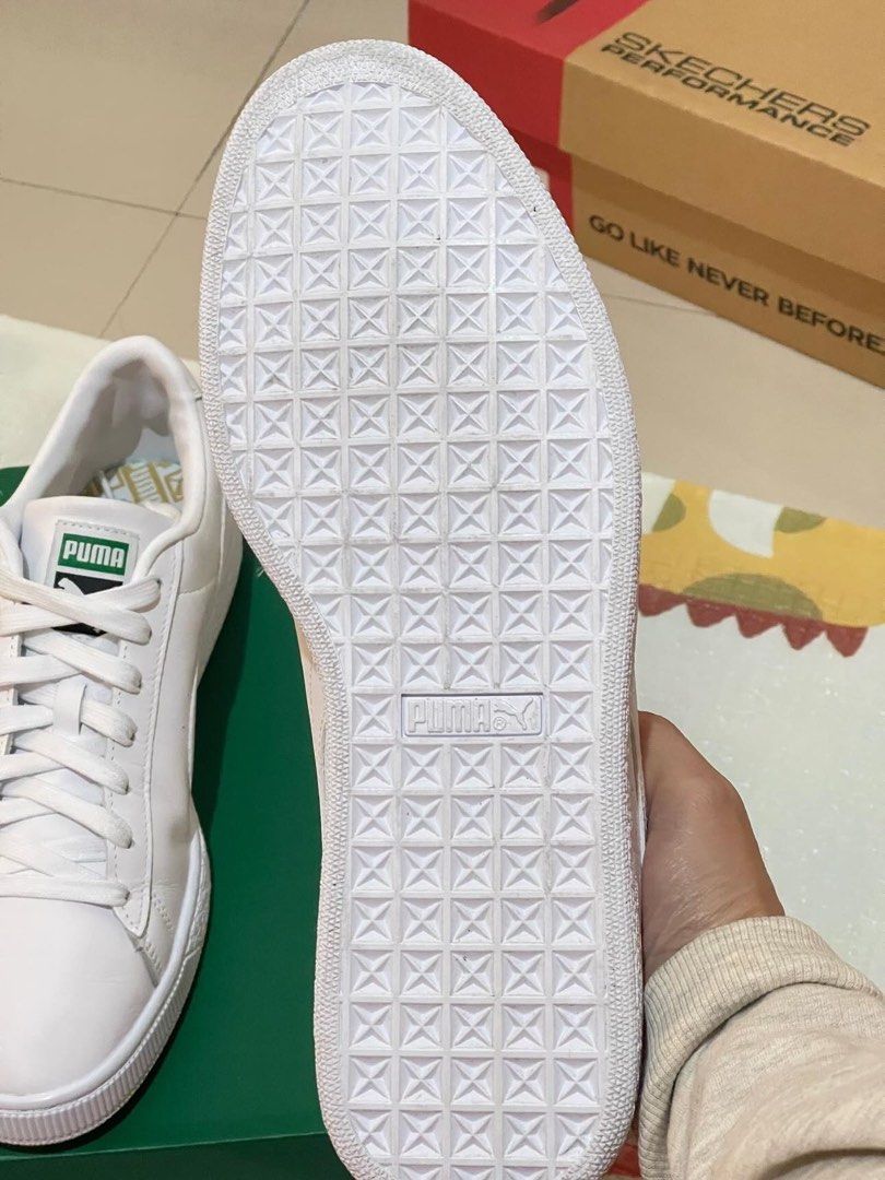 Puma putih iso, Fesyen Pria, Sepatu , Sneakers di Carousell