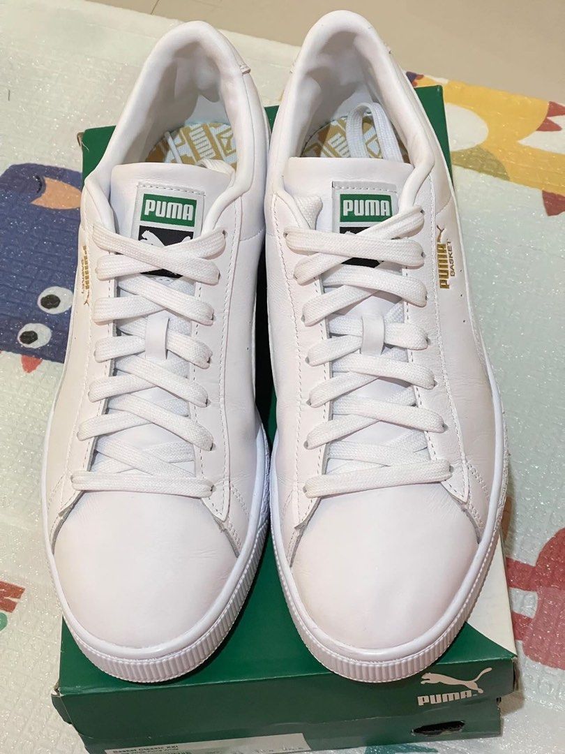 Puma putih iso, Fesyen Pria, Sepatu , Sneakers di Carousell