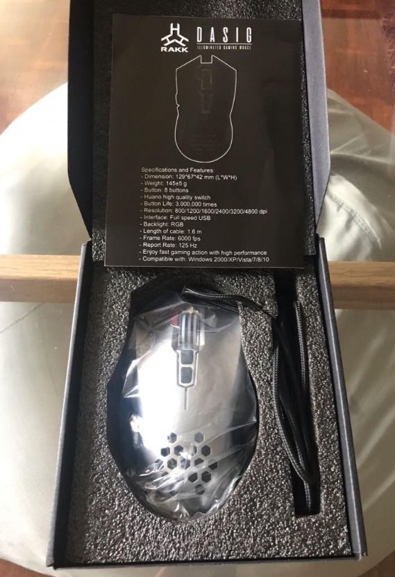 Rakk Dasig Illuminated RGB Gaming Mouse, Computers & Tech, Parts ...