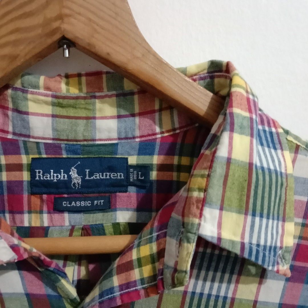 Ralph Lauren Checkered Polo on Carousell