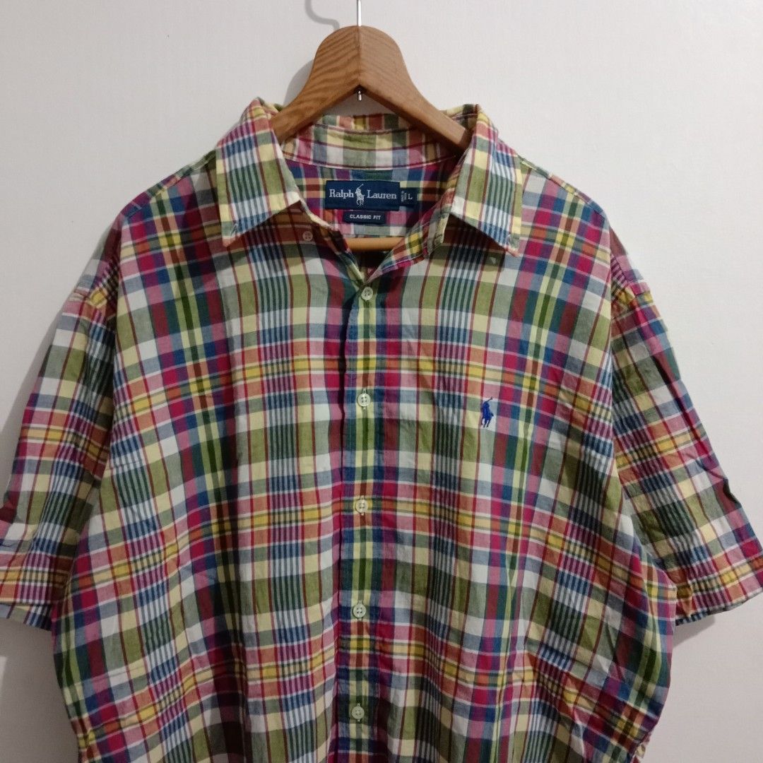 Ralph Lauren Checkered Polo on Carousell