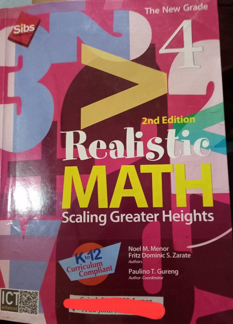 Realistic Math 4 on Carousell