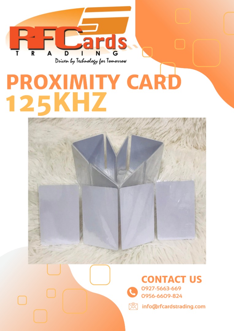 RFID PROXIMITY 125KHZ CARD FULL FLAT SURFACE on Carousell