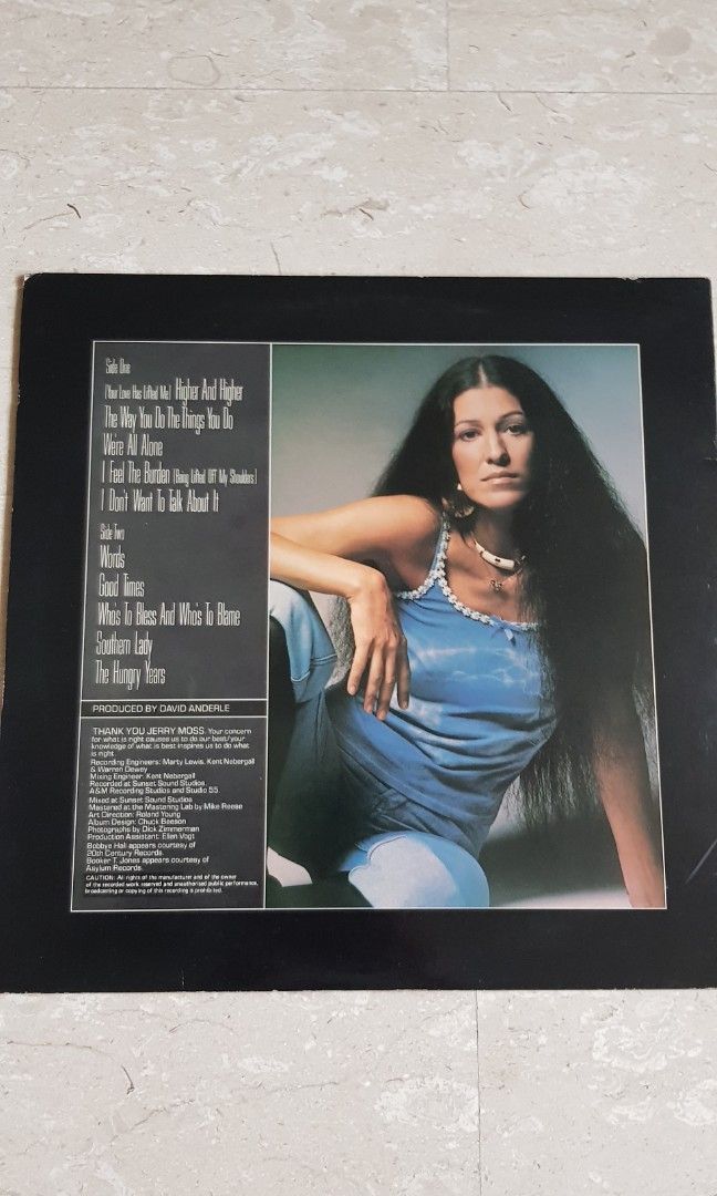 Rita Coolidge lp vinyl record, Hobbies & Toys, Music & Media, Vinyls on Carousell