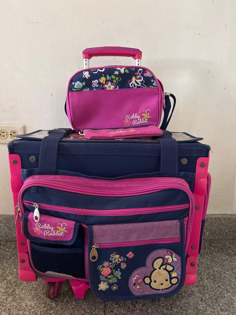 Robby rabbit trolley school bag, Hobbies & Toys, Travel, Luggage on ...