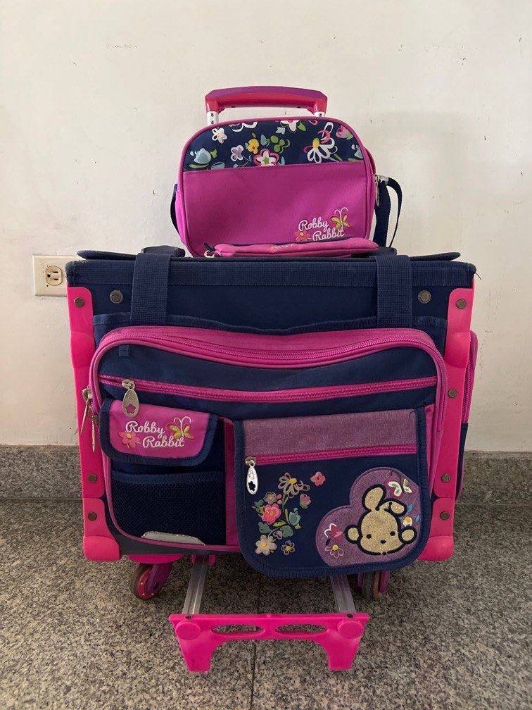 Robby rabbit trolley school bag, Hobbies & Toys, Travel, Luggage on ...