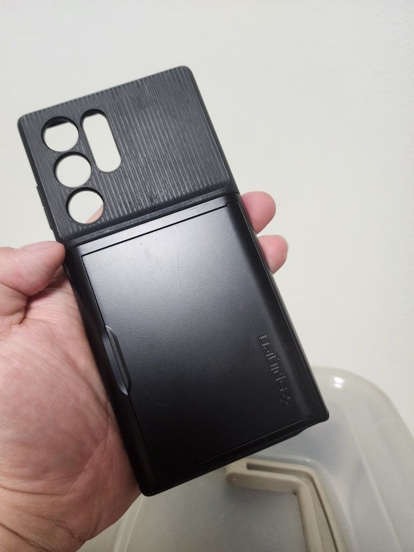 S22 Ultra Spigen Casing Card Holder, Mobile Phones & Gadgets, Mobile ...