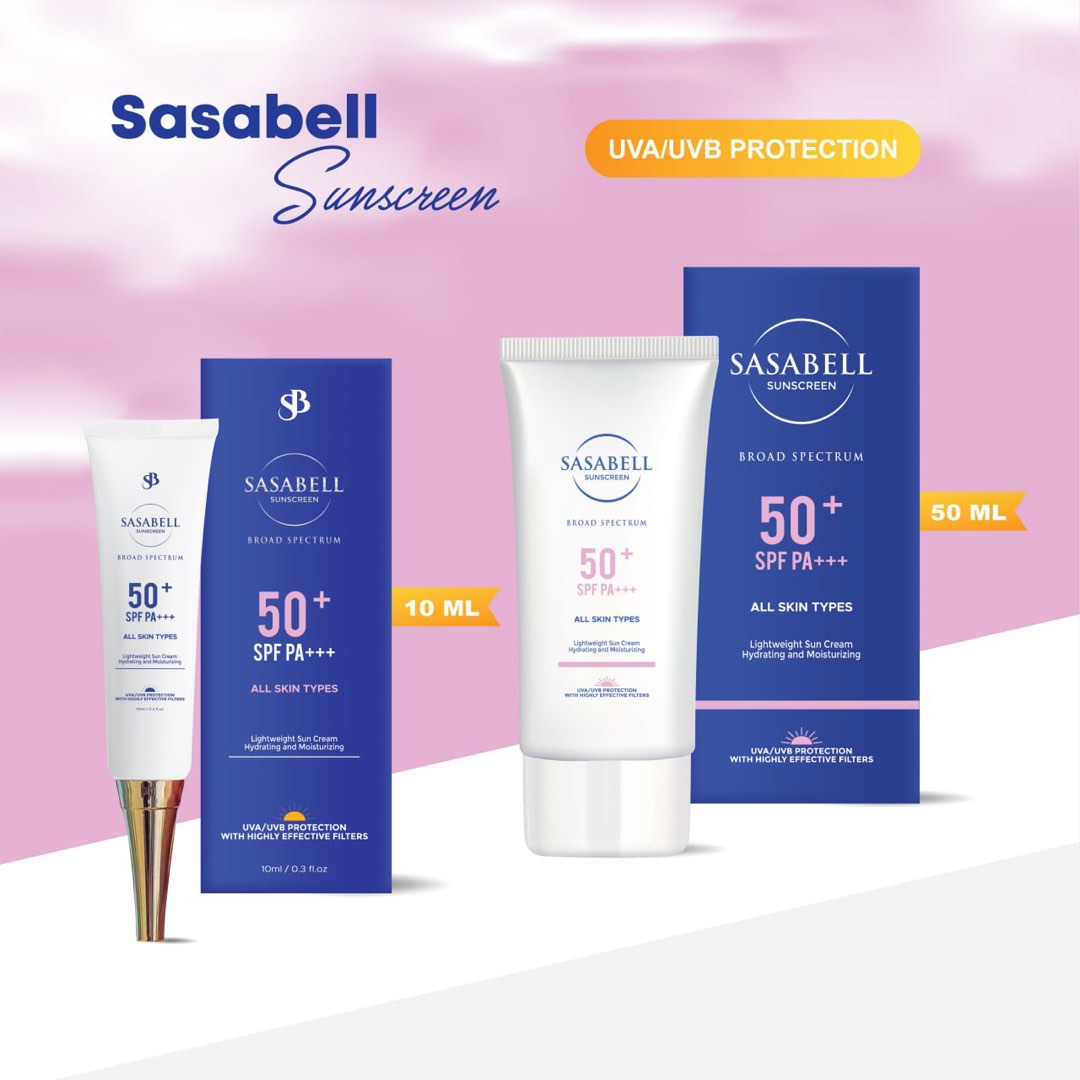 sasabell sunscreen 50ml, Beauty & Personal Care, Face, Face Care on ...