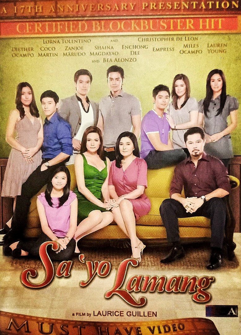 Sa'yo Lamang DVD Movie Original DVDs for Sale DVD Movies Tagalog DVD ...