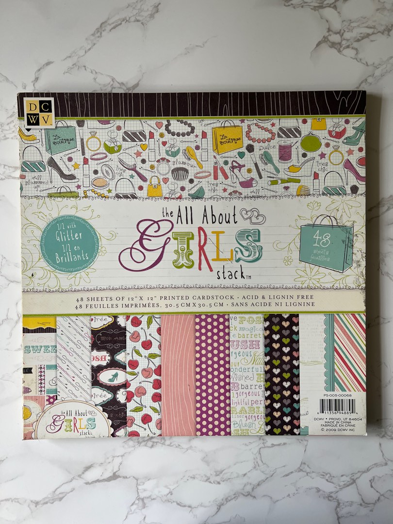 Scrapbooking Paper Stack on Carousell