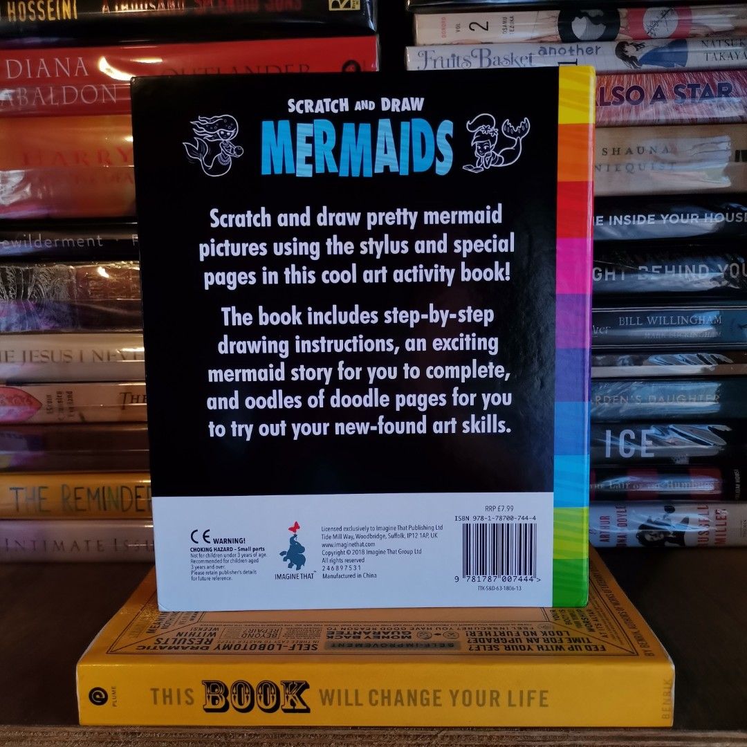 Scratch and Draw Mermaids by Connie Isaacs [authentic, hard cover ...
