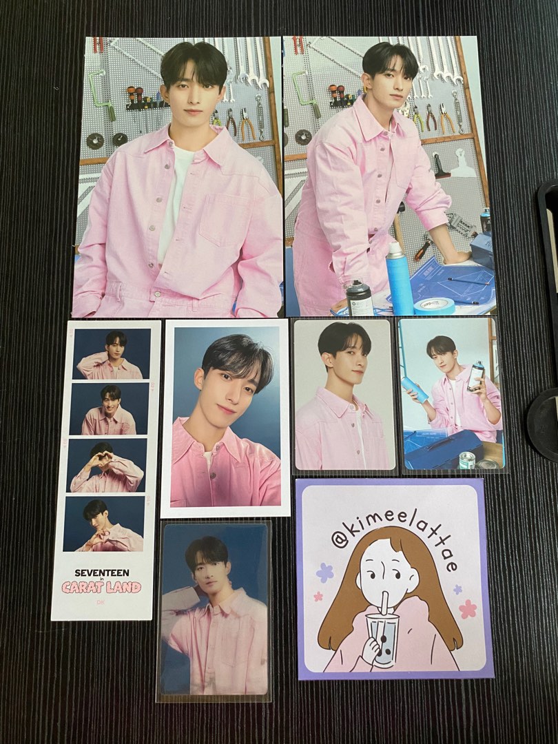 SEVENTEEN SVT 2023 Caratland Merch - DK Set (Postcard Set + 4-Cuts Photo + Zip-Up Hoodie PC + 2 ...
