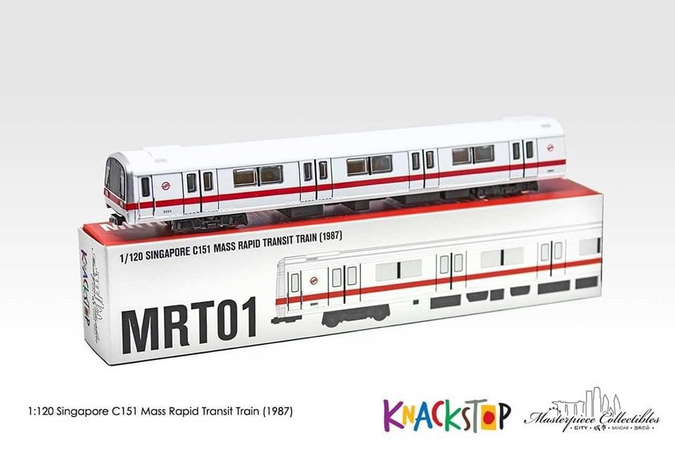 SG MRT Masterpiece Collectibles 1:120 C151 Mass Rapid Transit Train ...