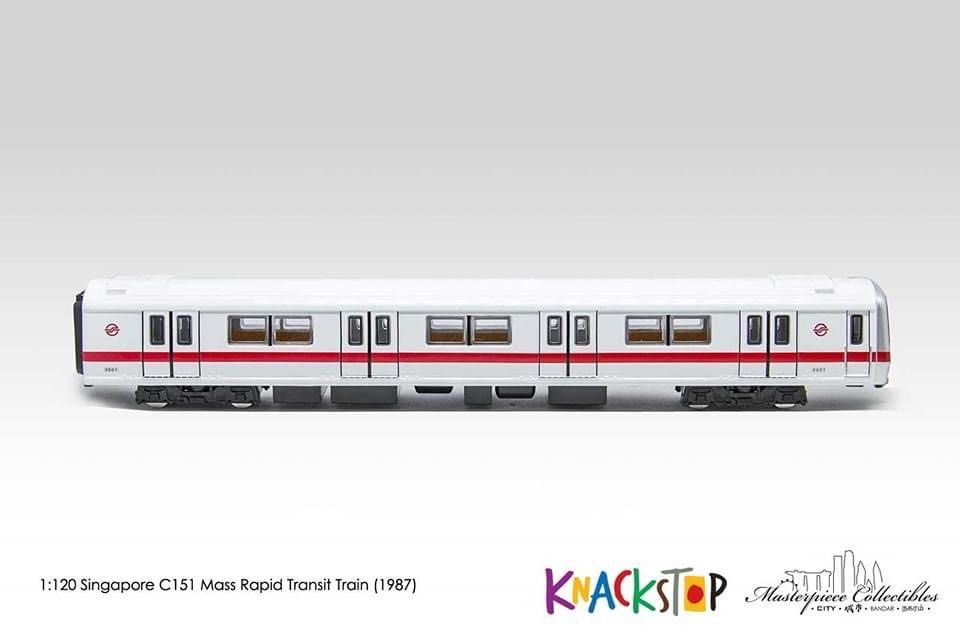 SG MRT Masterpiece Collectibles 1:120 C151 Mass Rapid Transit Train ...