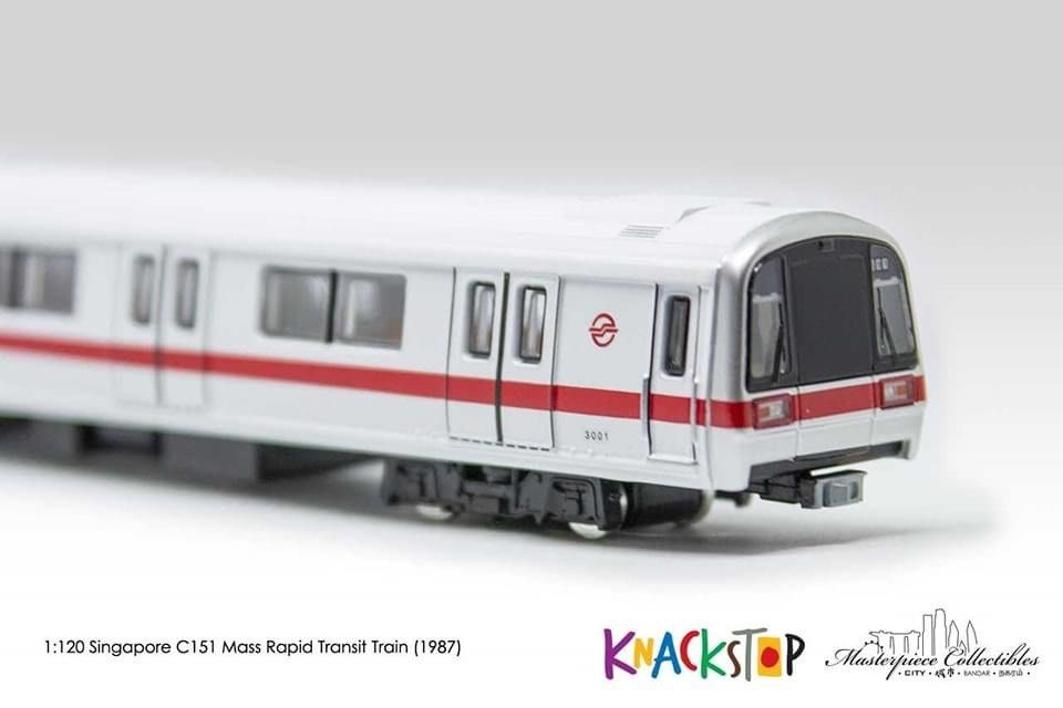 SG MRT Masterpiece Collectibles 1:120 C151 Mass Rapid Transit Train ...