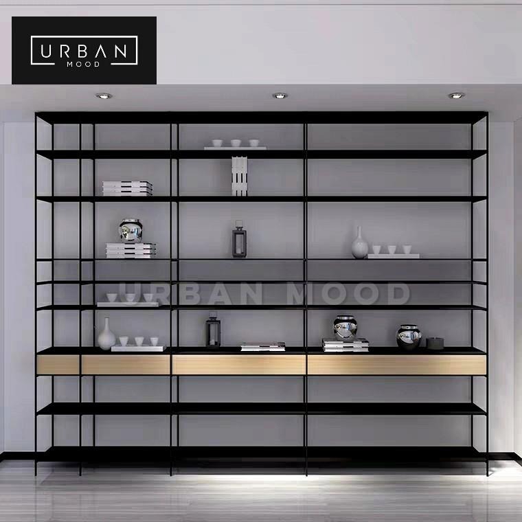 SHIELD Minimalist Wireframe Display Shelf, Furniture & Home Living ...
