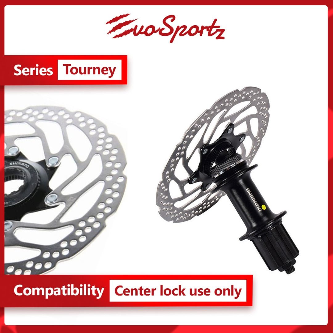 Shimano Tourney SM-RT30 Center Lock Disc Rotor | 160mm and 203mm Disc Brake Rotor, Sports ...