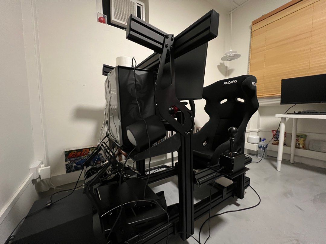 sim racing rig , all high end parts with warranty, Video Gaming, Video ...