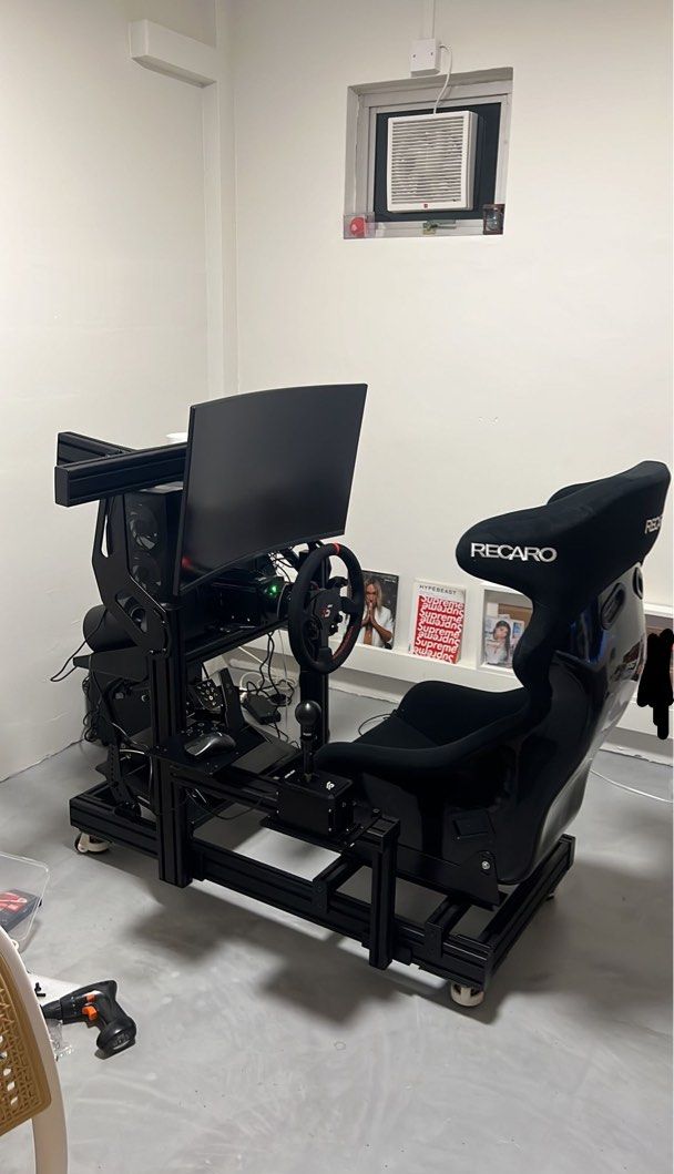 sim racing rig , all high end parts with warranty, Video Gaming, Video ...