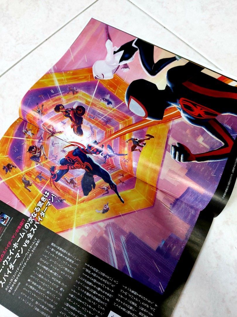 Spiderman - Across the Spider-Verse Mini Poster X 2 / Japan / Flyer ...