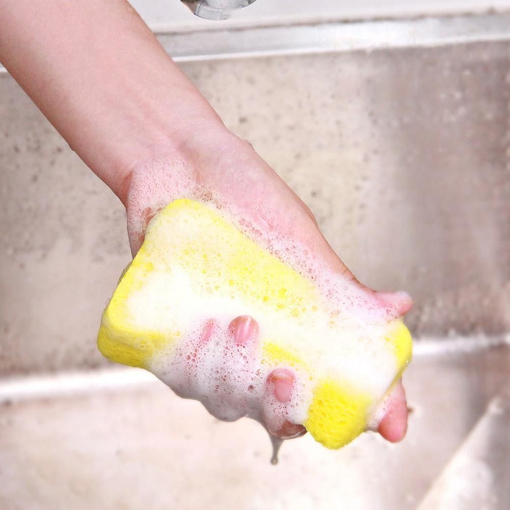Sponge Block Wood Pulp Cotton Rag Dishwashing Cleaning Block Wood ...