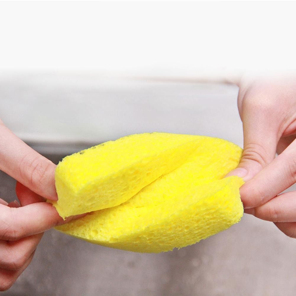 Sponge Block Wood Pulp Cotton Rag Dishwashing Cleaning Block Wood ...