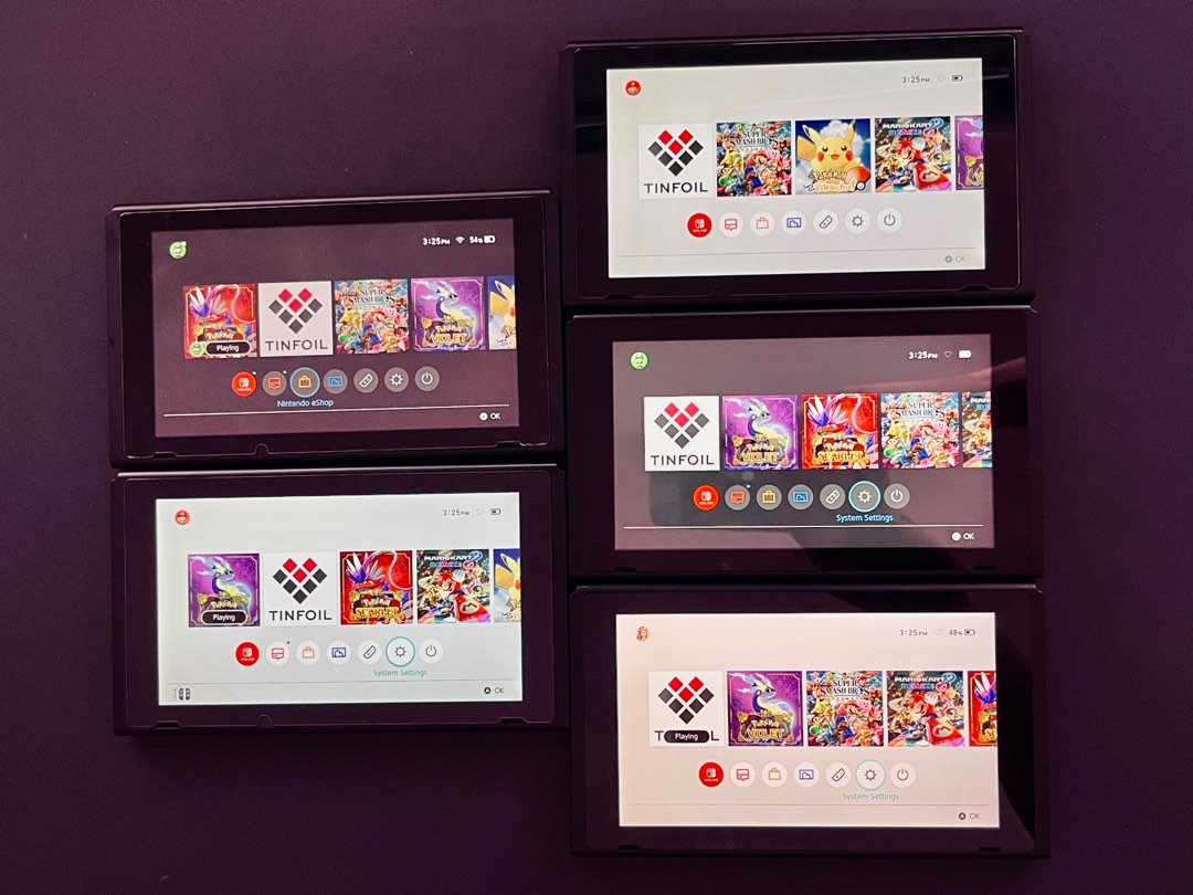 Modded Nintendo Switch Console HOS 16.0.3|AMS 1.5.3|E EmuMMc Gen 1 ...