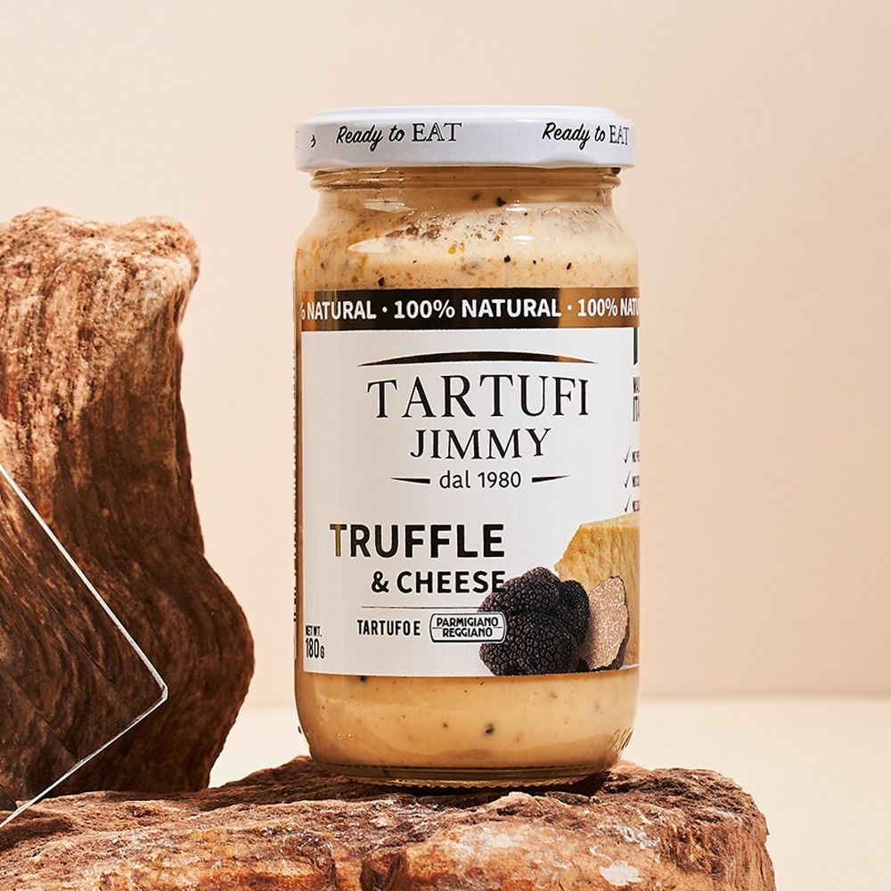 Tartufi Jimmy 黑松露巴馬臣芝士意粉醬 180g Italy Black Truffle Cheese Pasta Sauce (EXP 12/2023), 嘢食 & 嘢飲, 調味 ...