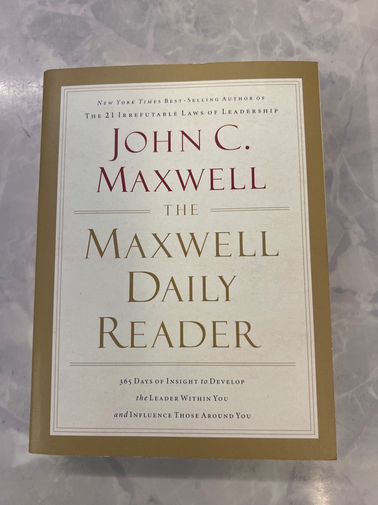 The Maxwell Daily Reader - John C. Maxwell on Carousell