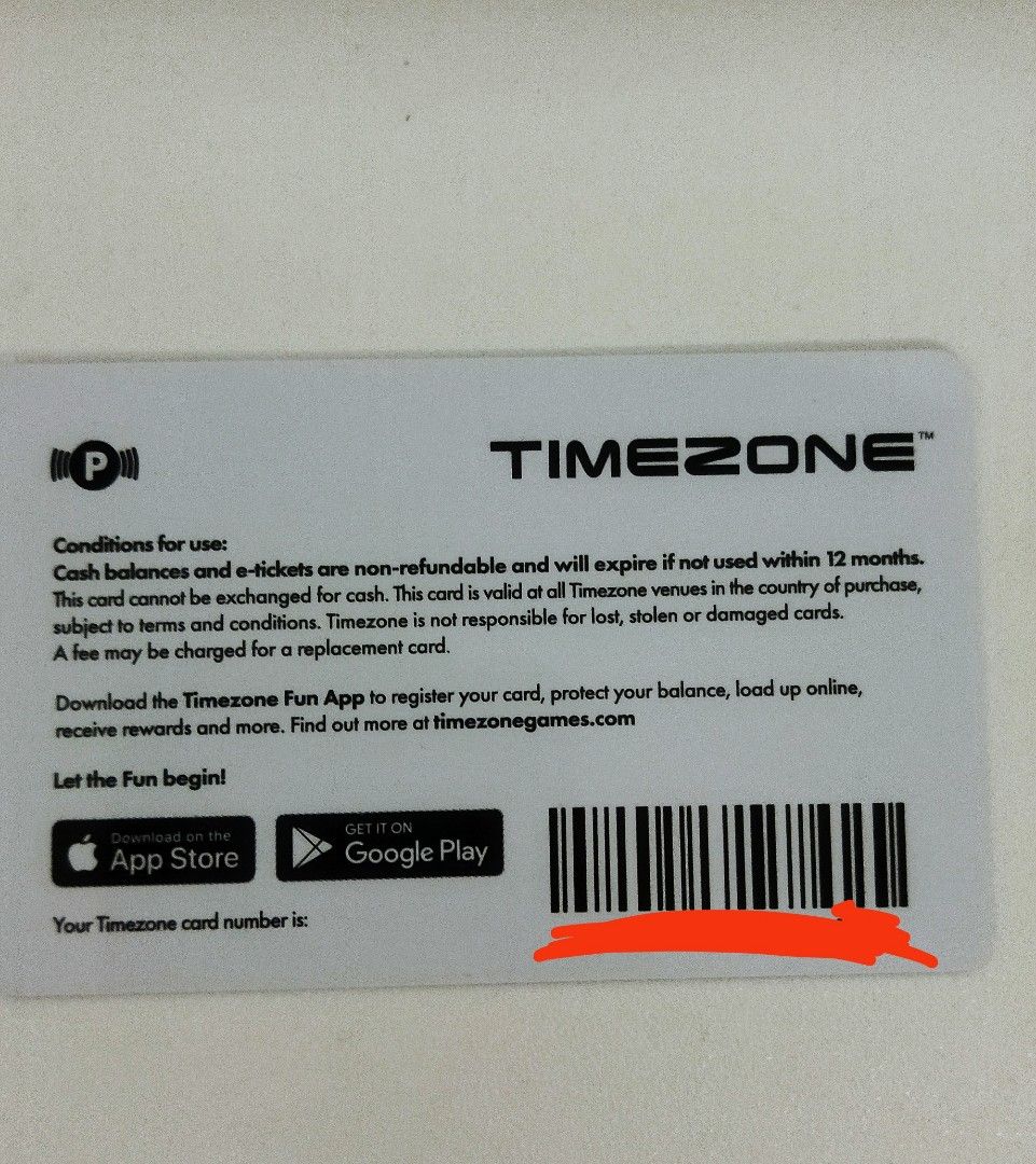 Timezone card (Urgent money), Video Gaming, Gaming Accessories, Game ...