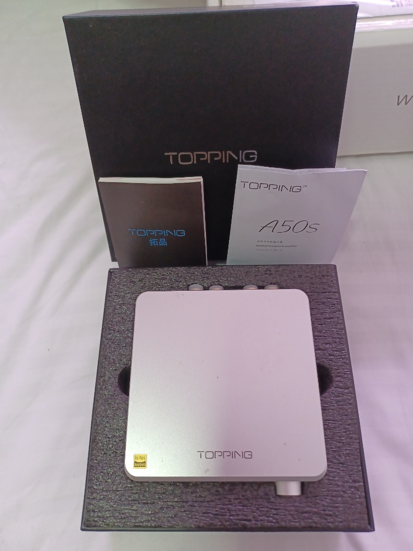 Topping A50S High Performance Headphone Amplifer / Pre-Amp, Audio ...