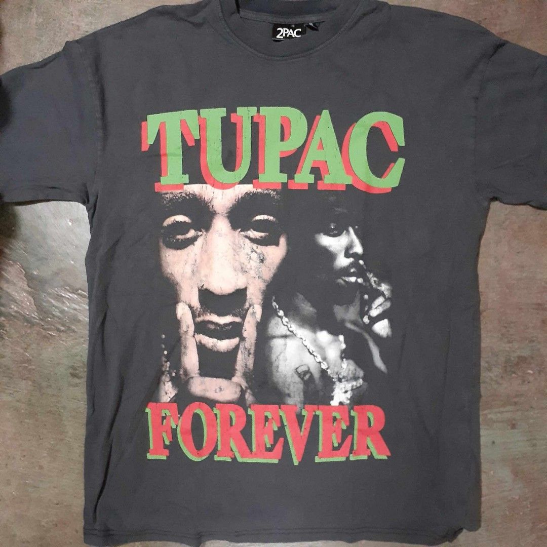 Tupac Shakur rap tee band shirt 2pac, Men's Fashion, Tops & Sets ...