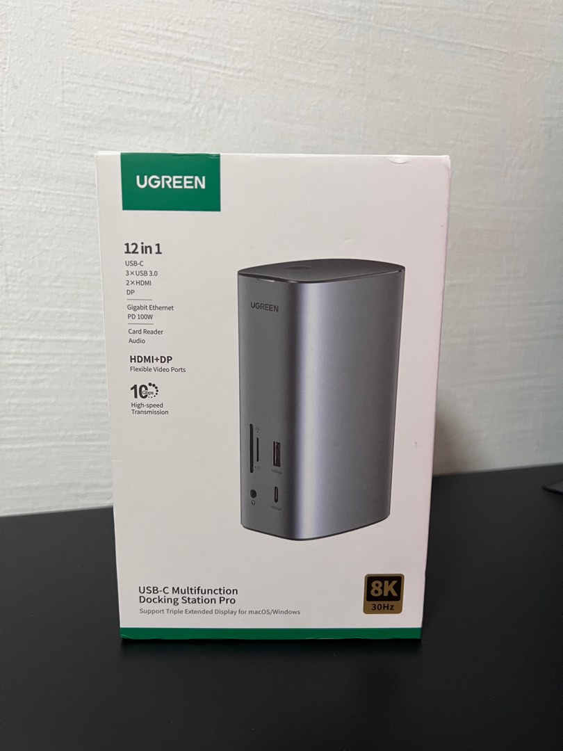 UGREEN DOCKING STATION 12 IN 1 (DISPLAYLINK), Computers & Tech, Parts ...