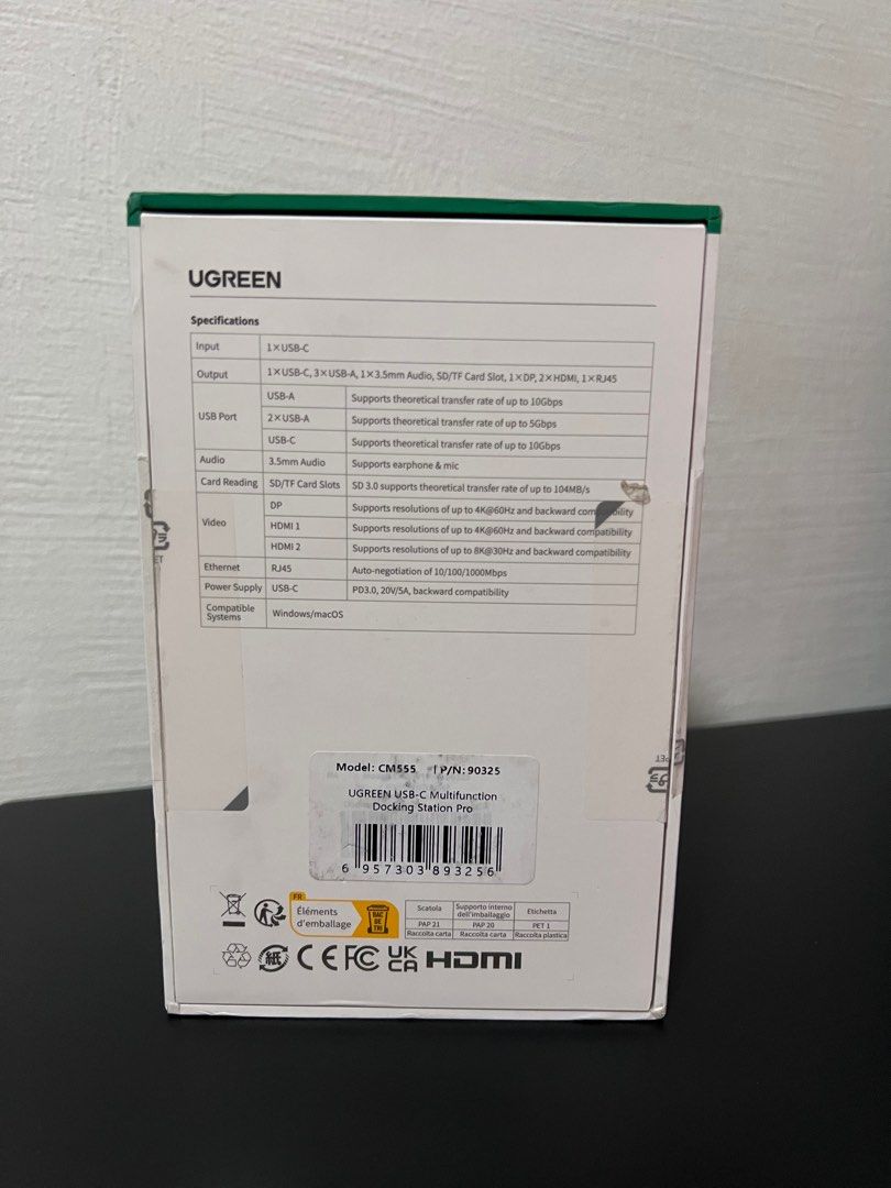 UGREEN DOCKING STATION 12 IN 1 (DISPLAYLINK), Computers & Tech, Parts ...